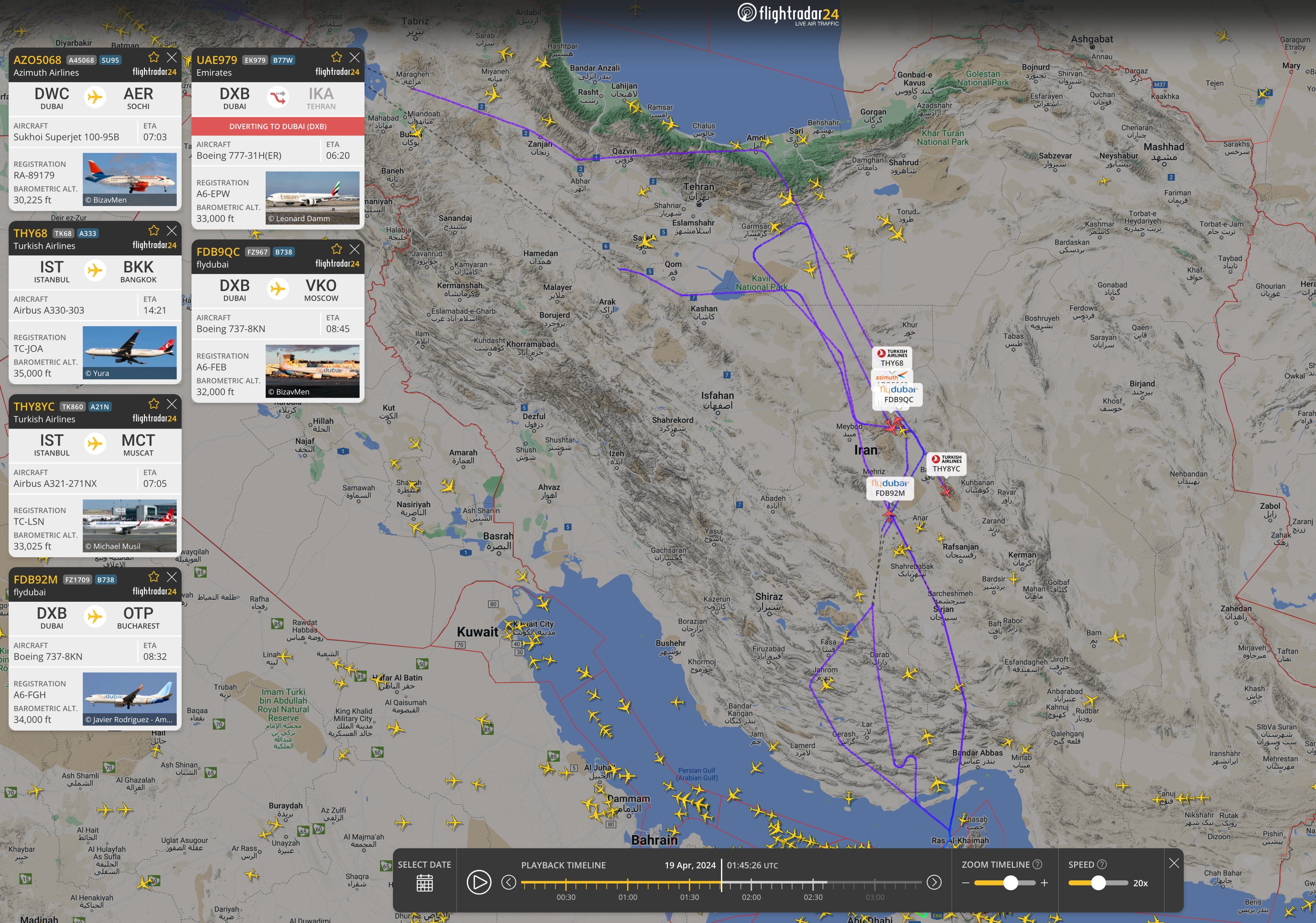 Flights Diverted over Iran's Airspace | Iran International